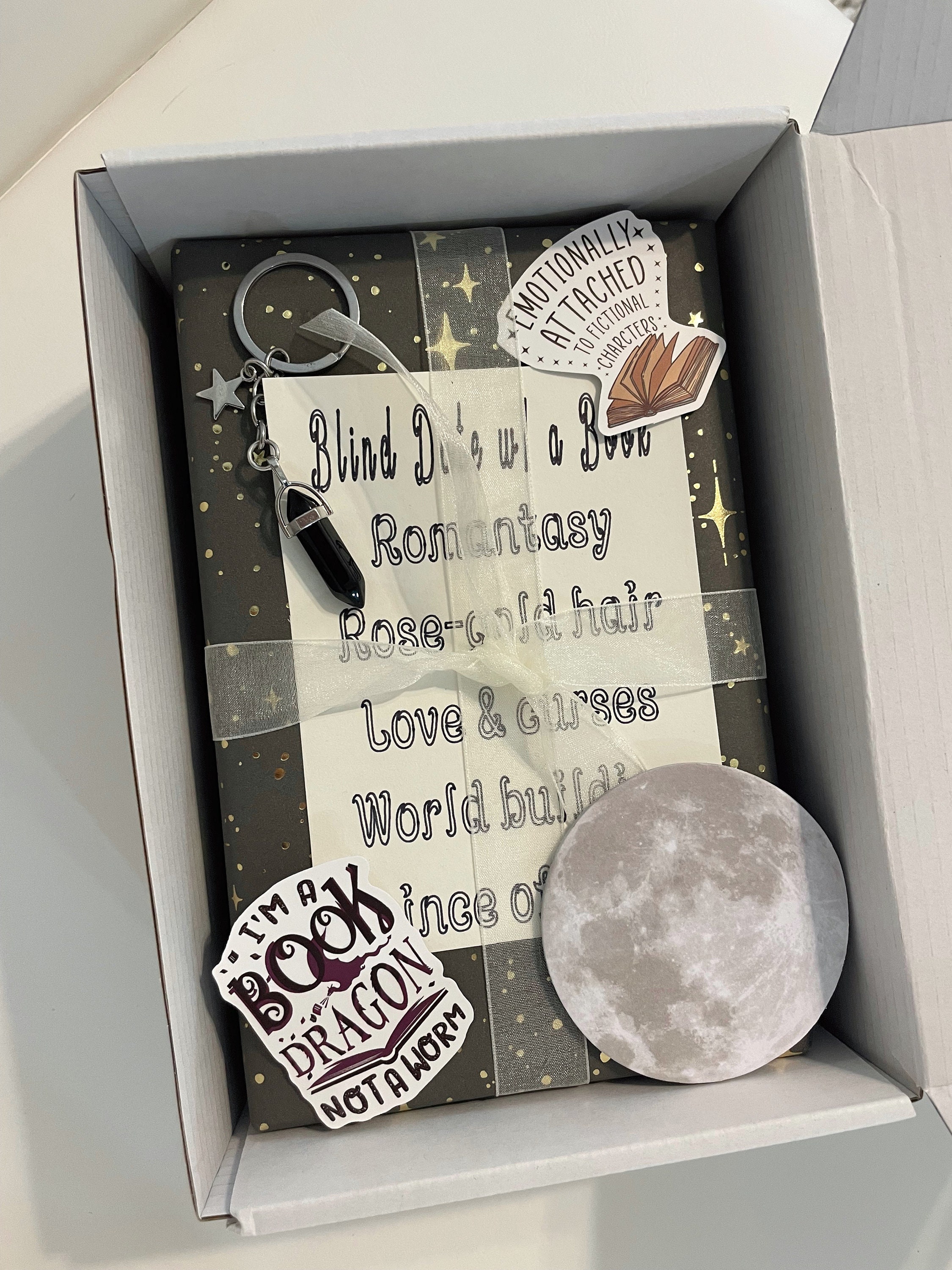 Small Blind Date With a Book Box - Book Box, Book Gifts, Gifts for Her ...