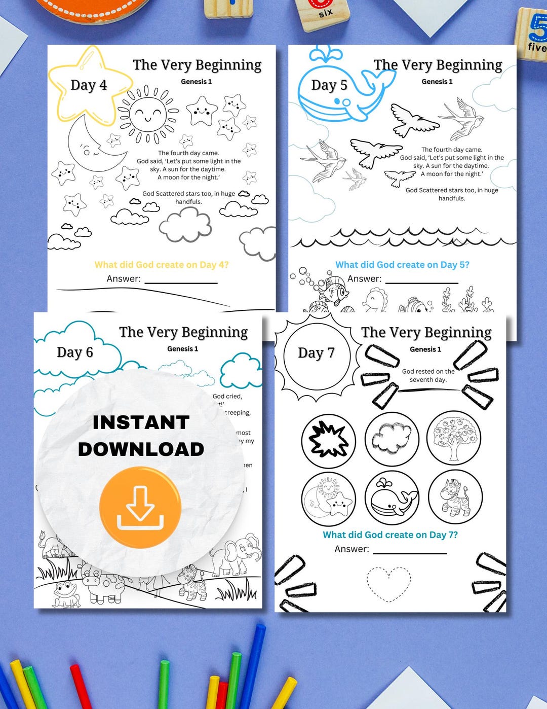 Printable Bible Study Templates for Kids - Fun & Engaging Bible Lessons ...