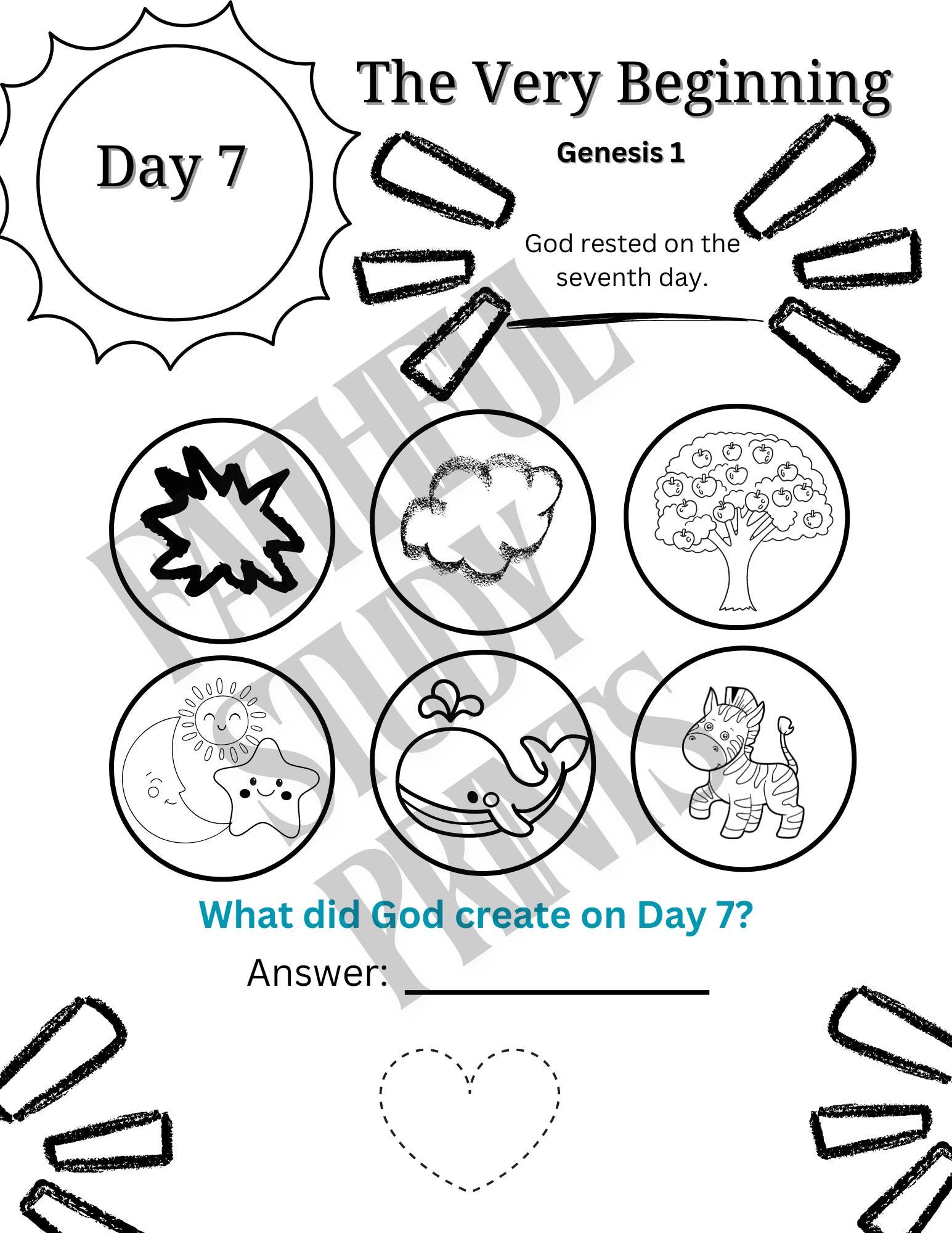 Printable Bible Study Templates for Kids - Fun & Engaging Bible Lessons ...