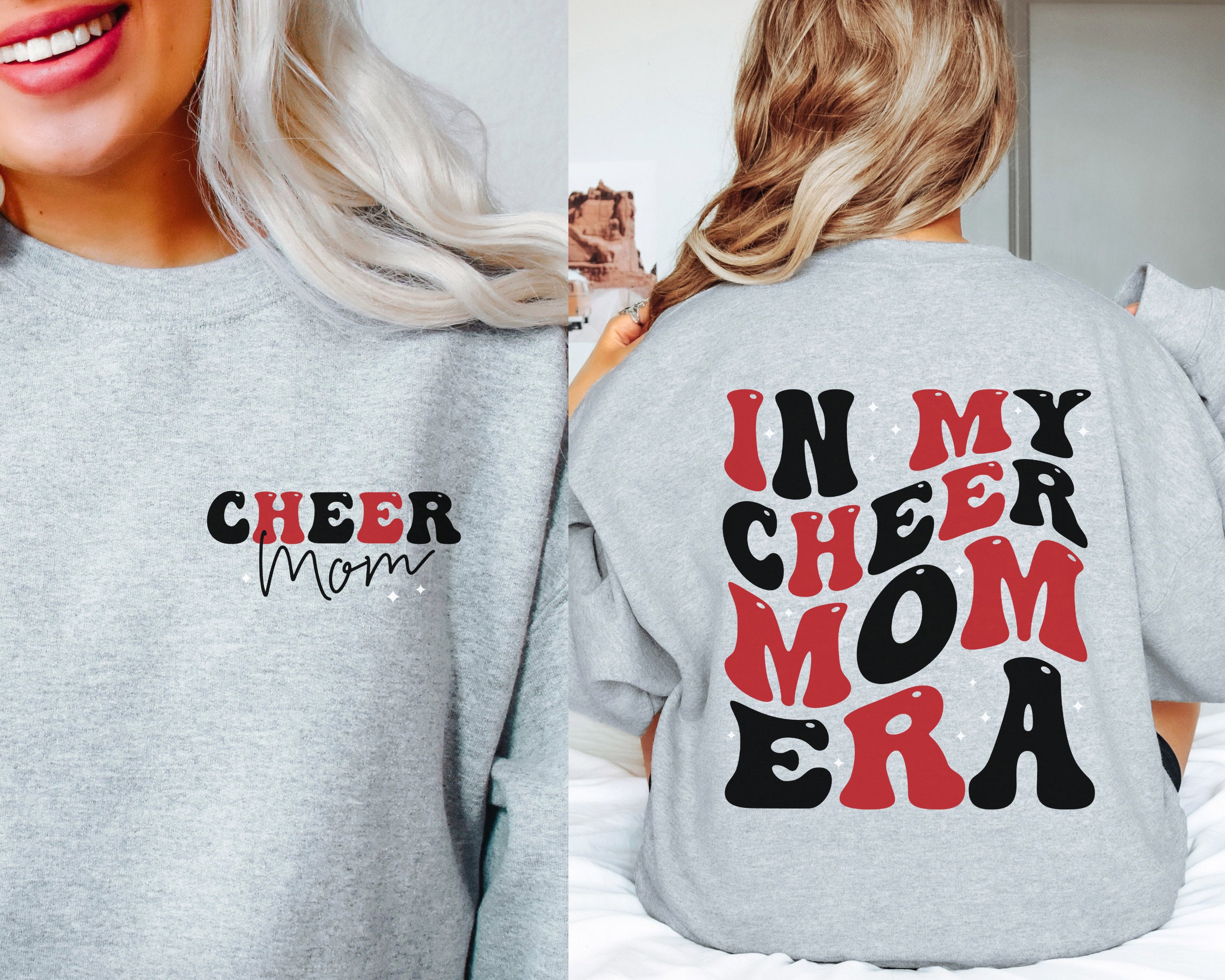 Cheer Mom Era Sweatshirt Cheer Mom Sweatshirts Cheer Mom - Etsy