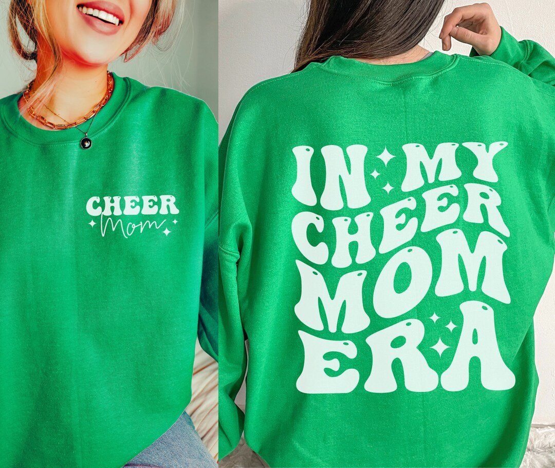 In My Cheer Mom Era Sweatshirt Cheer Mom Sweatshirt Cheer Mom Crewneck