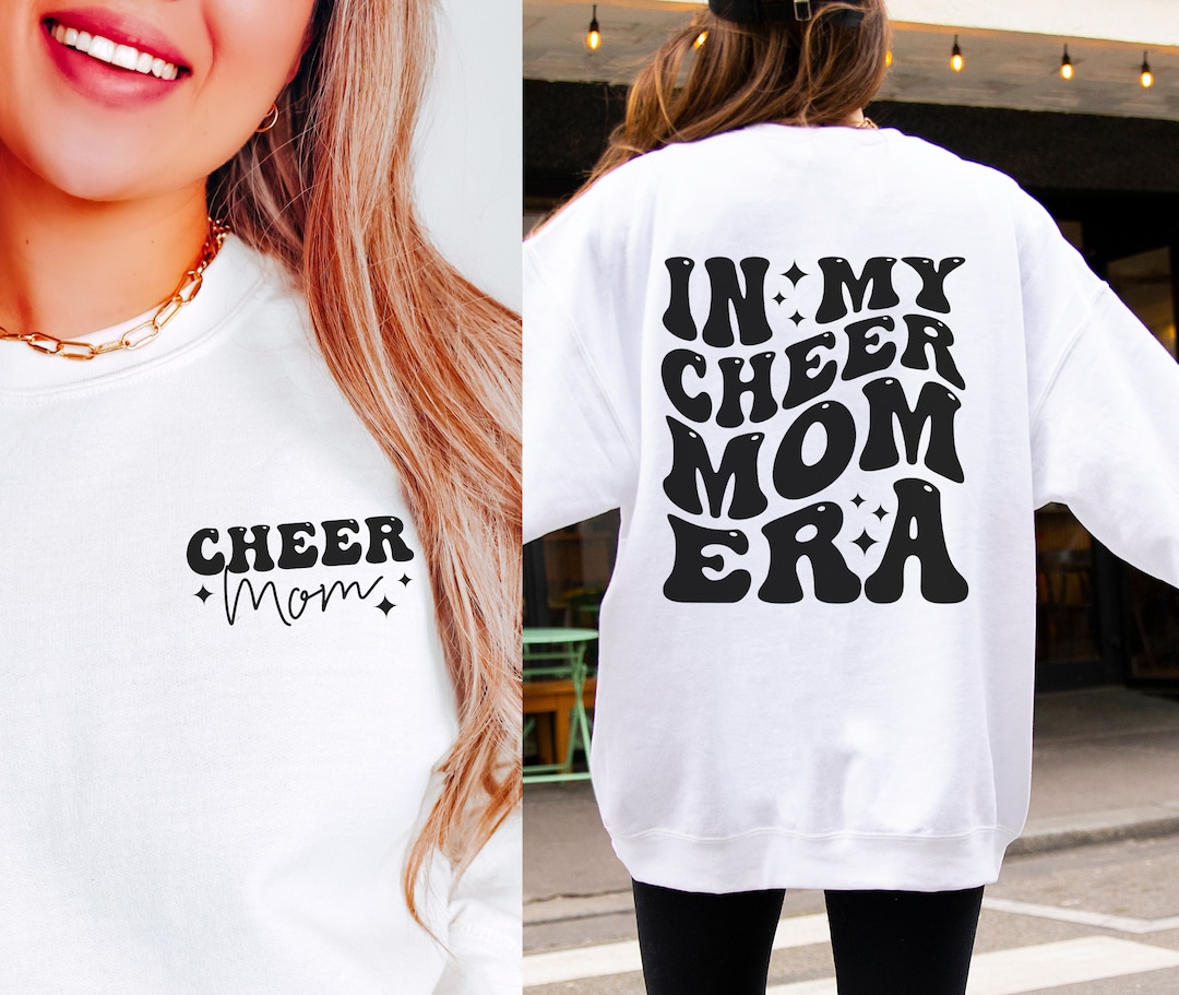 In My Cheer Mom Era Sweatshirt Cheer Mom Sweatshirt Cheer Mom Crewneck ...