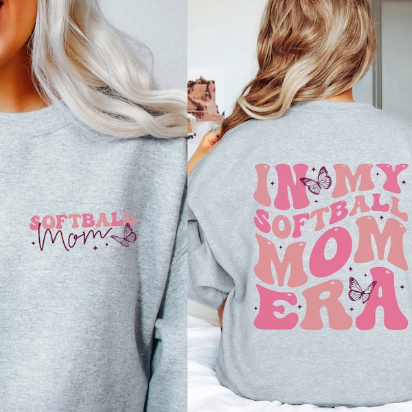 Softball Mom Sweat Shirt - Etsy