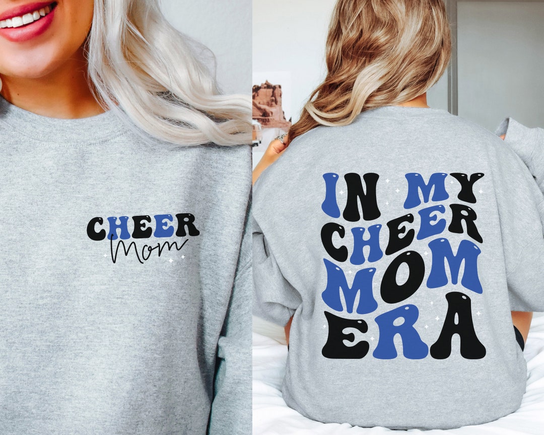 Cheer Mom Era Sweatshirt Cheer Mom Sweatshirts Cheer Mom Crewneck Cheer ...