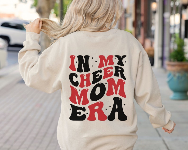 Cheer Mom Era Sweatshirt Cheer Mom Sweatshirts Cheer Mom Etsy