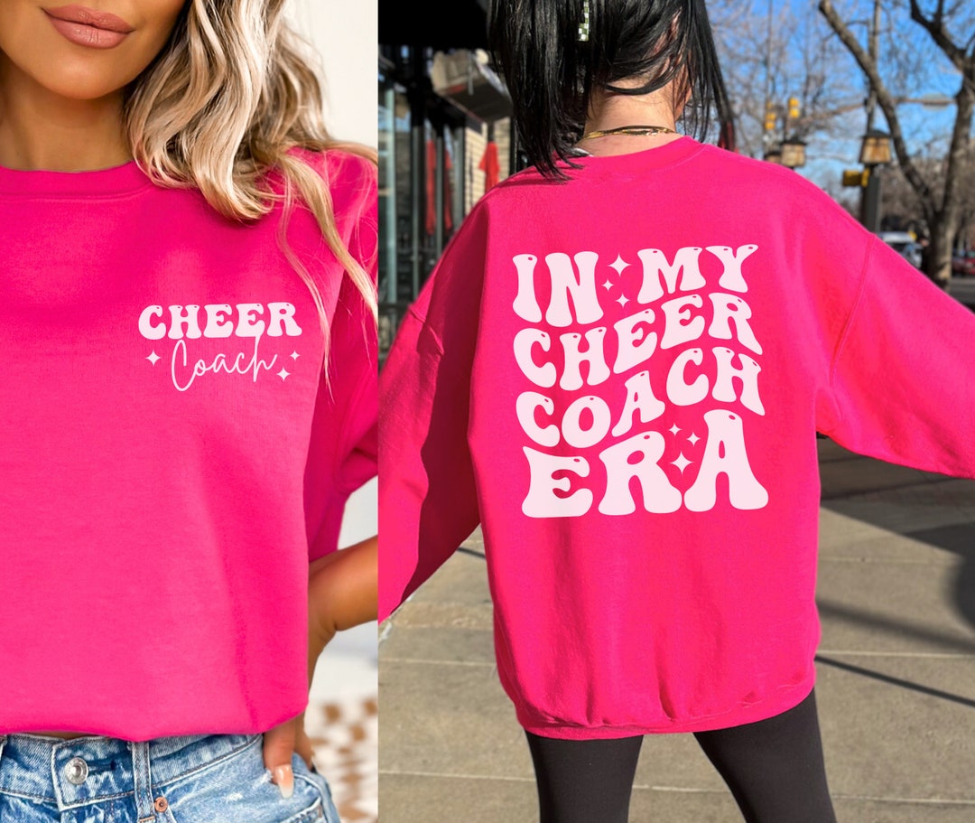 In My Cheer Coach Era Sweatshirt Cheer Coach Sweatshirt Cheer Coach ...