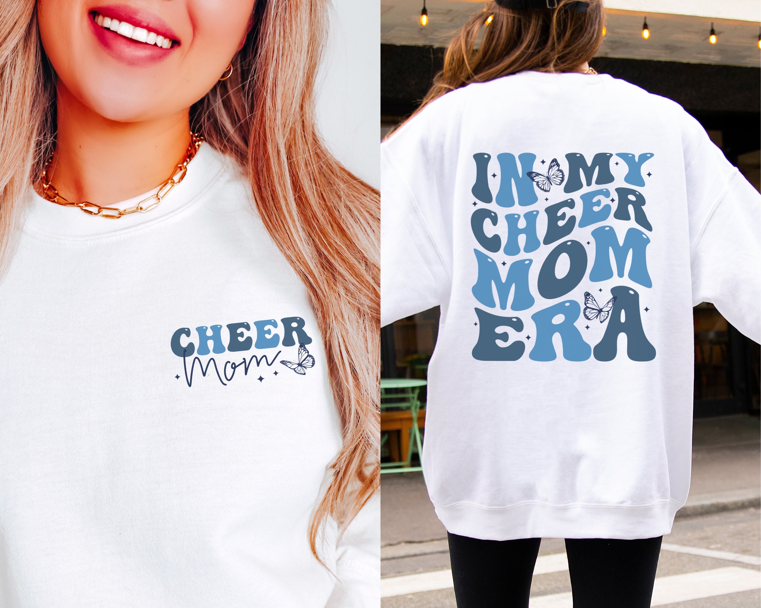 Cheer Mom Era Sweatshirt Cheer Mom Sweatshirts Cheer Mom Etsy