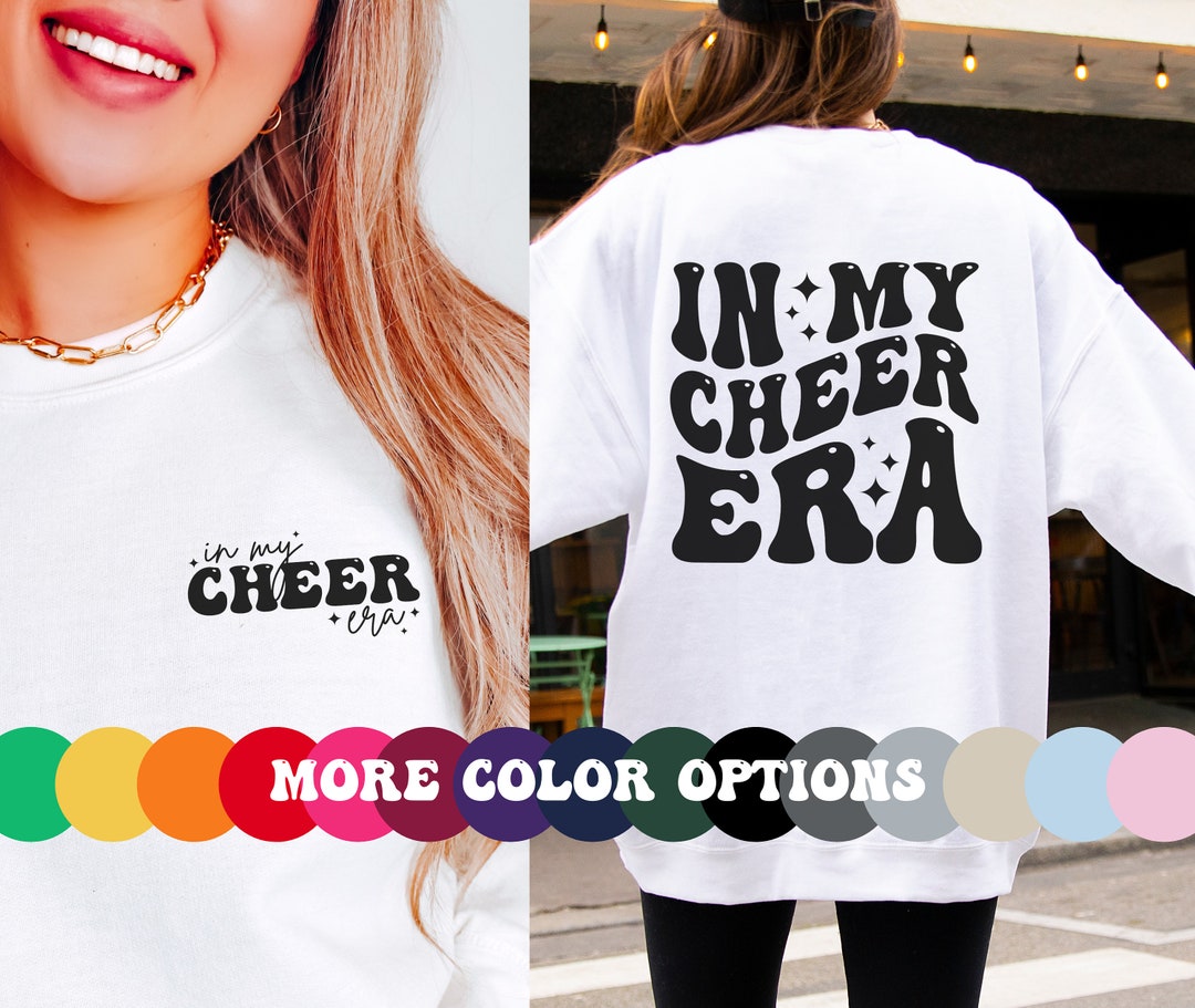 In My Cheer Era Sweatshirt Cheerleader Sweatshirt Cheer Crewneck ...