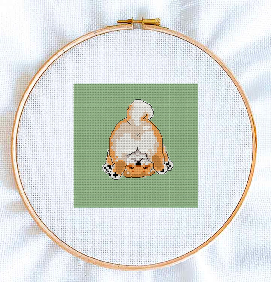 Cute Cross Stitch Pattern, Dog X-stitch Pattern, Simple Beautiful Cross ...