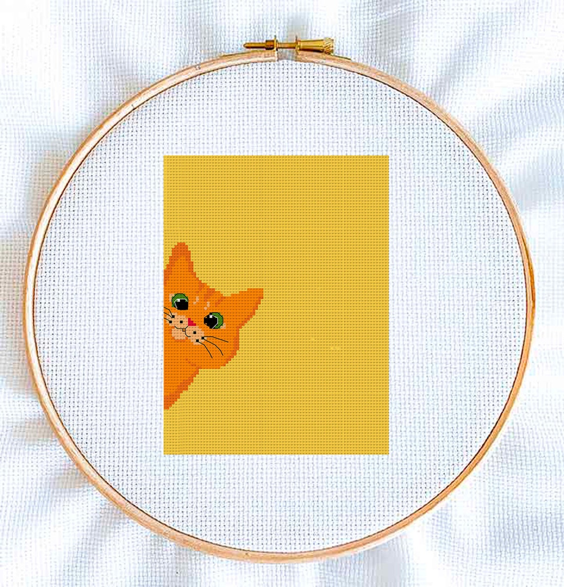 Cute Cross Stitch Pattern, Cat X-stitch Pattern, Simple Beautiful Cross ...