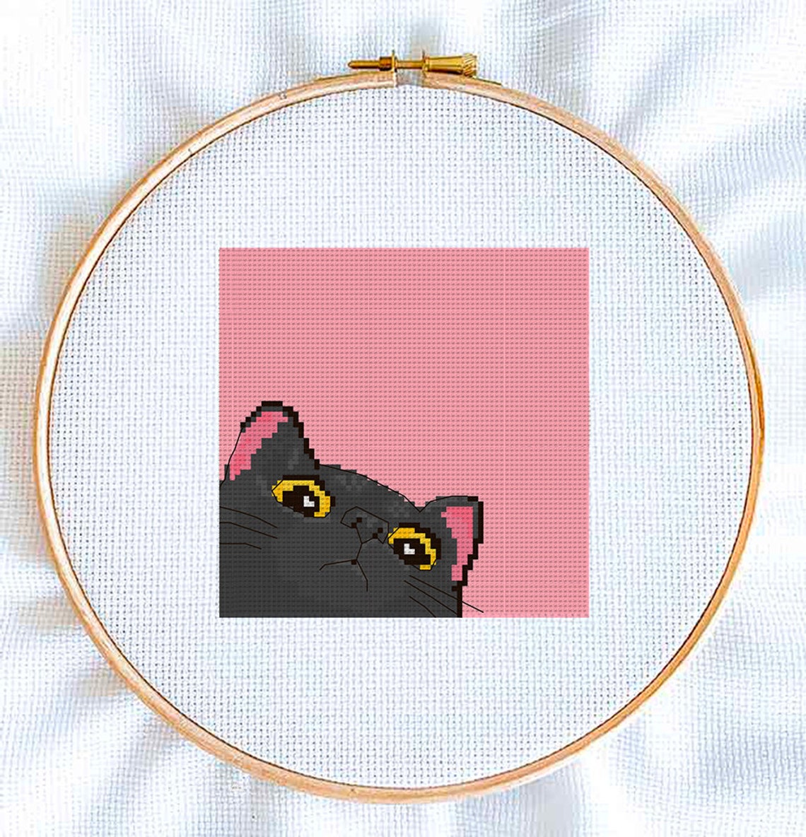Cute Cross Stitch Pattern, Cat X-stitch Pattern, Simple Beautiful Cross ...