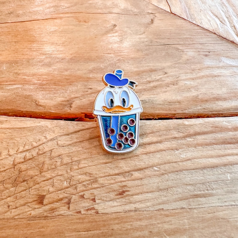 Disney Inspired Boba Tea Pin, Milk Tea Pin, Bubble Tea Pin - Elephant ...