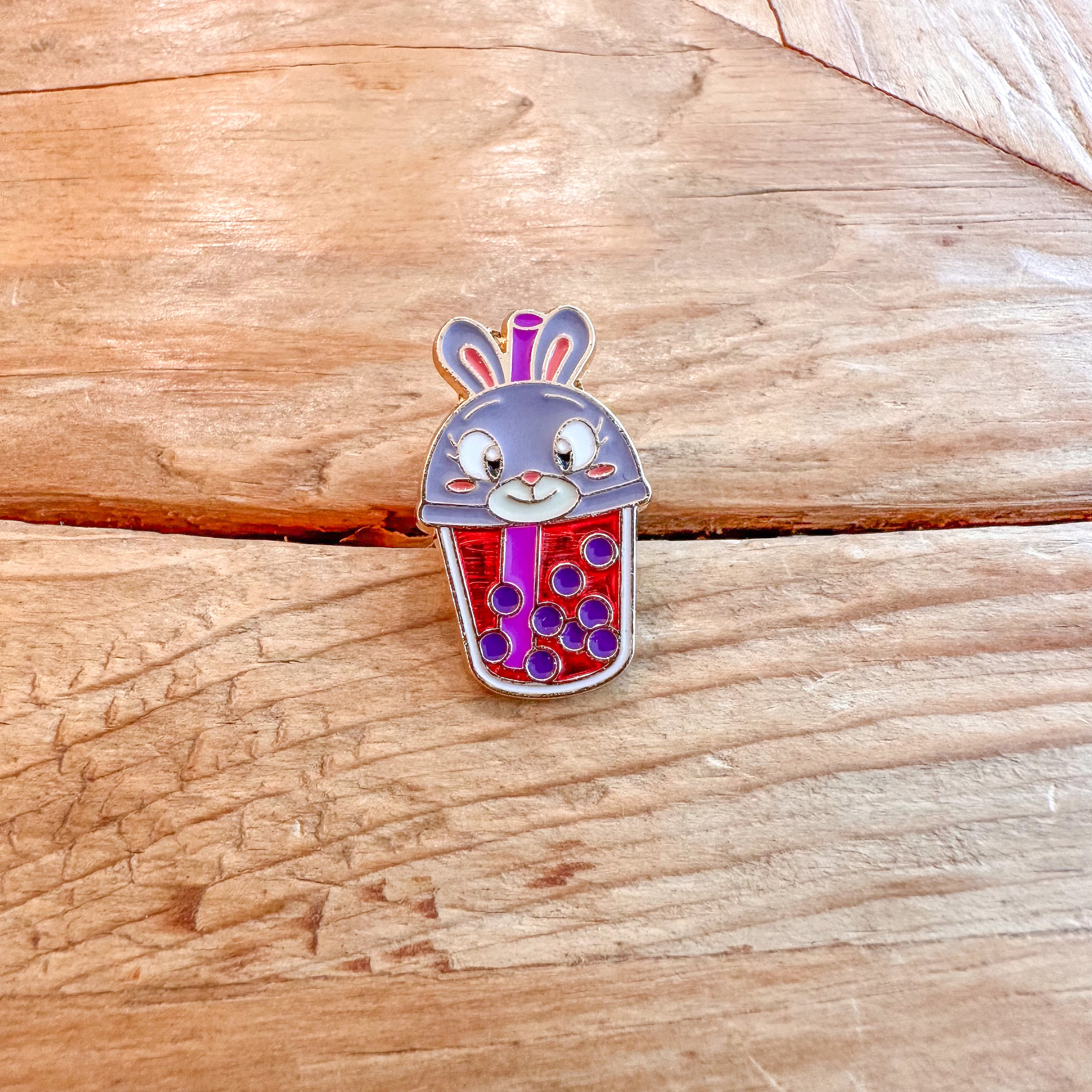 Disney Inspired Boba Tea Pin, Milk Tea Pin, Bubble Tea Pin - Elephant ...