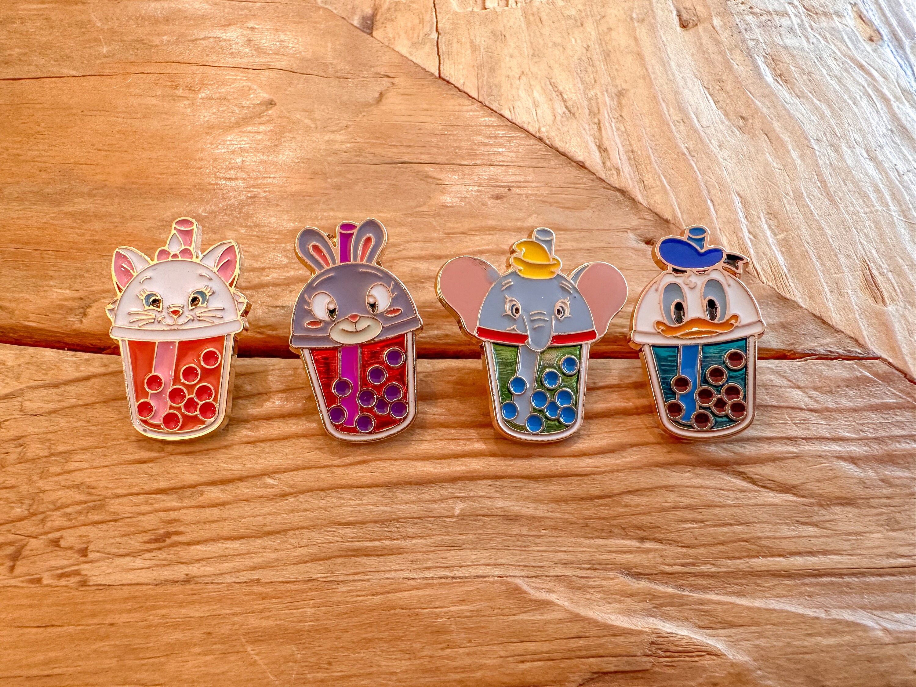 Disney Inspired Boba Tea Pin, Milk Tea Pin, Bubble Tea Pin - Elephant ...