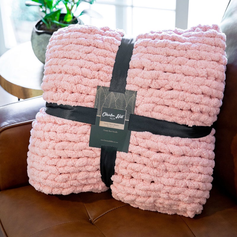 Peach Throw - Etsy