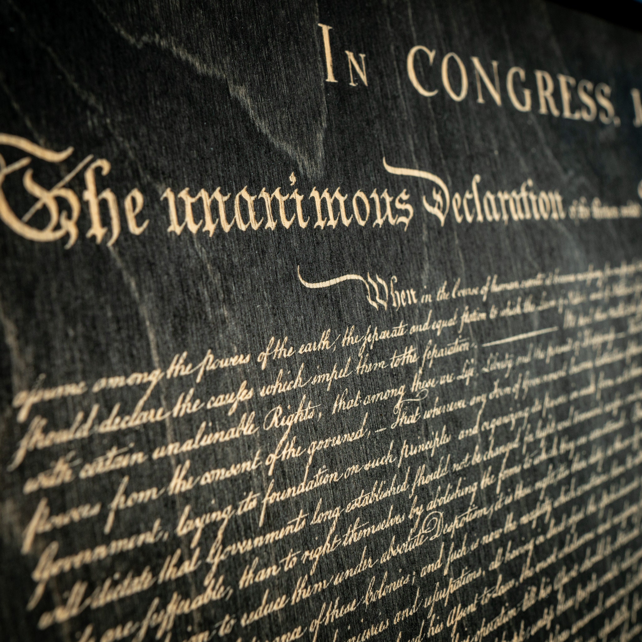 Founding Documents - Laser Engraved - Etsy