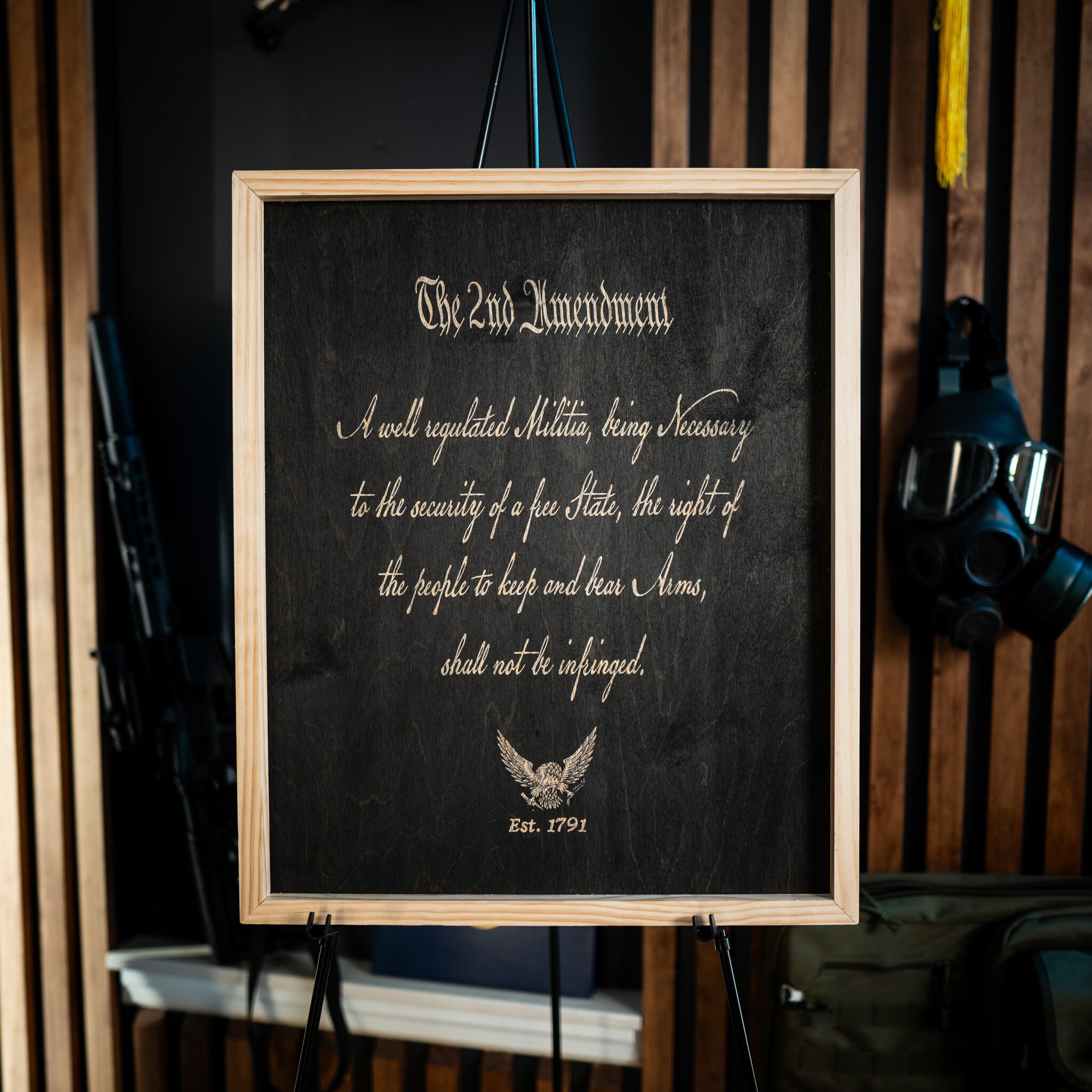 2nd Amendment - Laser Engraved - Etsy