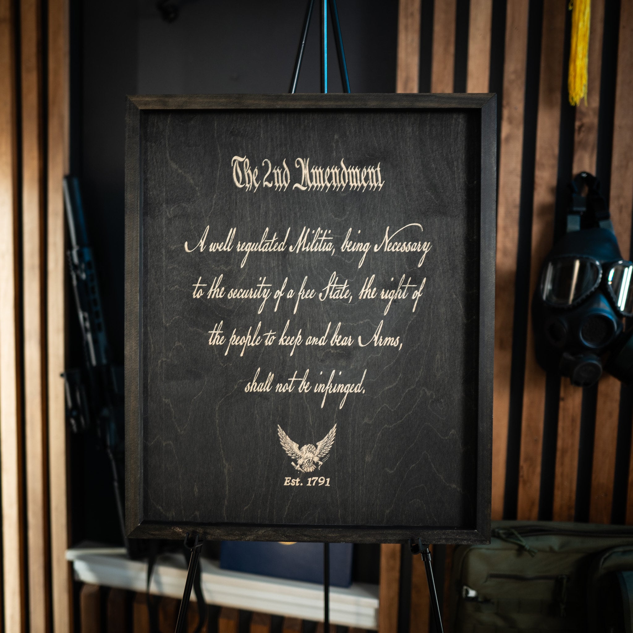 2nd Amendment - Laser Engraved - Etsy