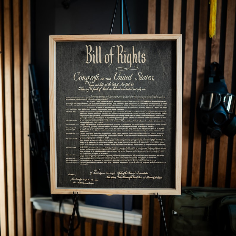 Founding Documents - Laser Engraved - Etsy