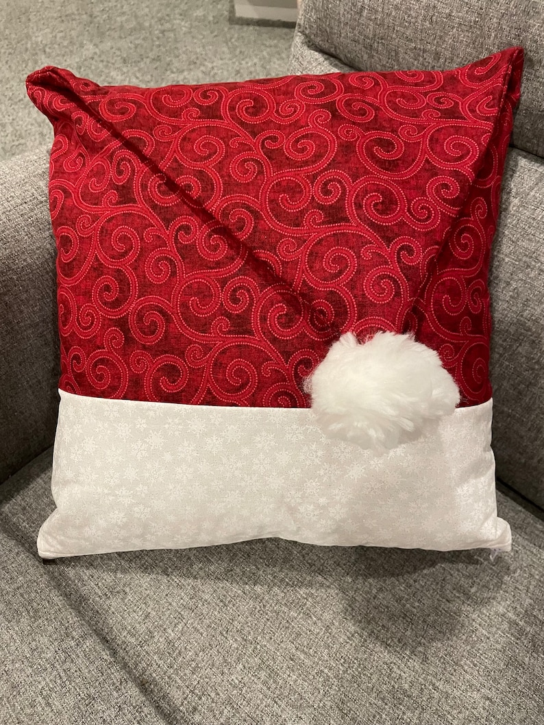 Santa Hat Pillow Cover - Etsy