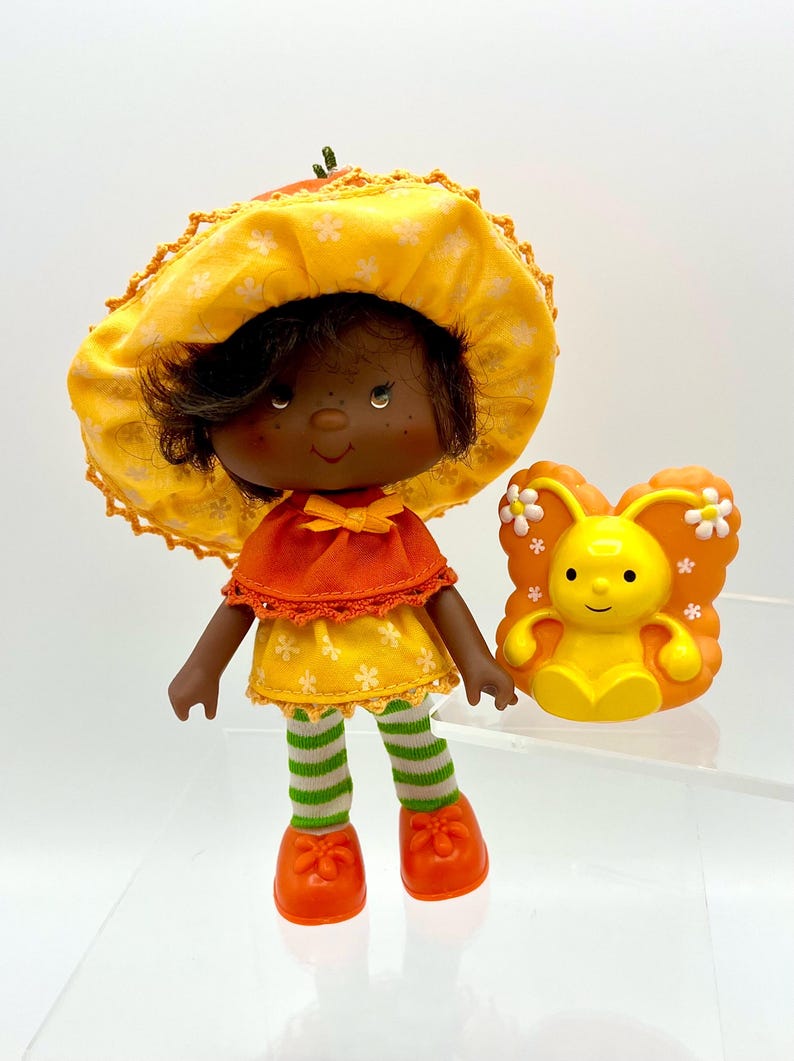 Vintage 1980s Strawberry Shortcake Orange Blossom Doll Set - Etsy