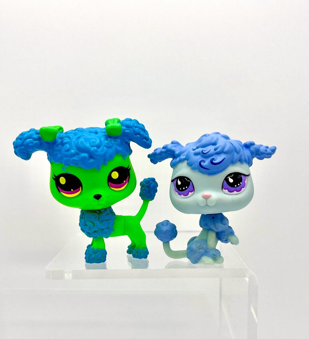 2007-2010 Littlest Pet Shop Blue Lime Poodle - Etsy