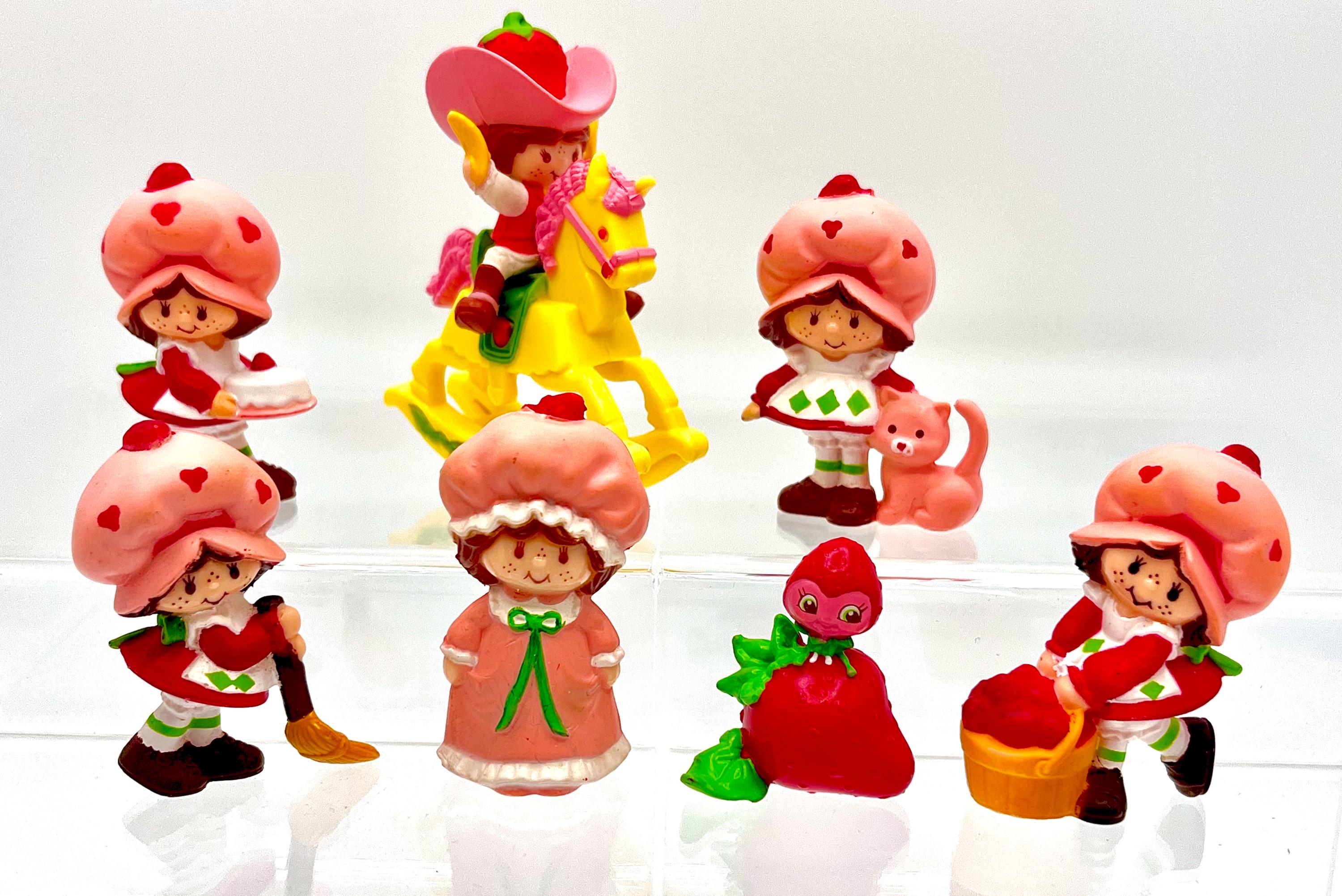 Vintage 1980s Strawberry Shortcake PVC Miniatures - Etsy