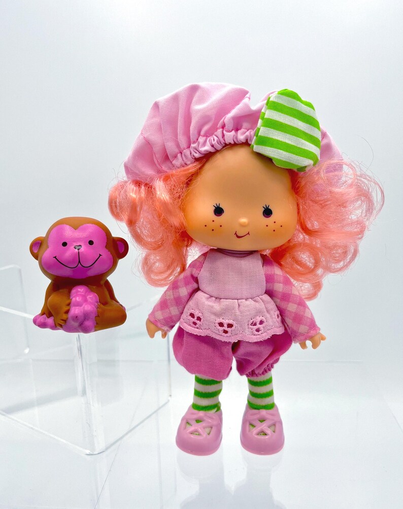 Vintage 1980s Raspberry Tart Doll & Rhubarb Monkey Pet Set - Kenner ...