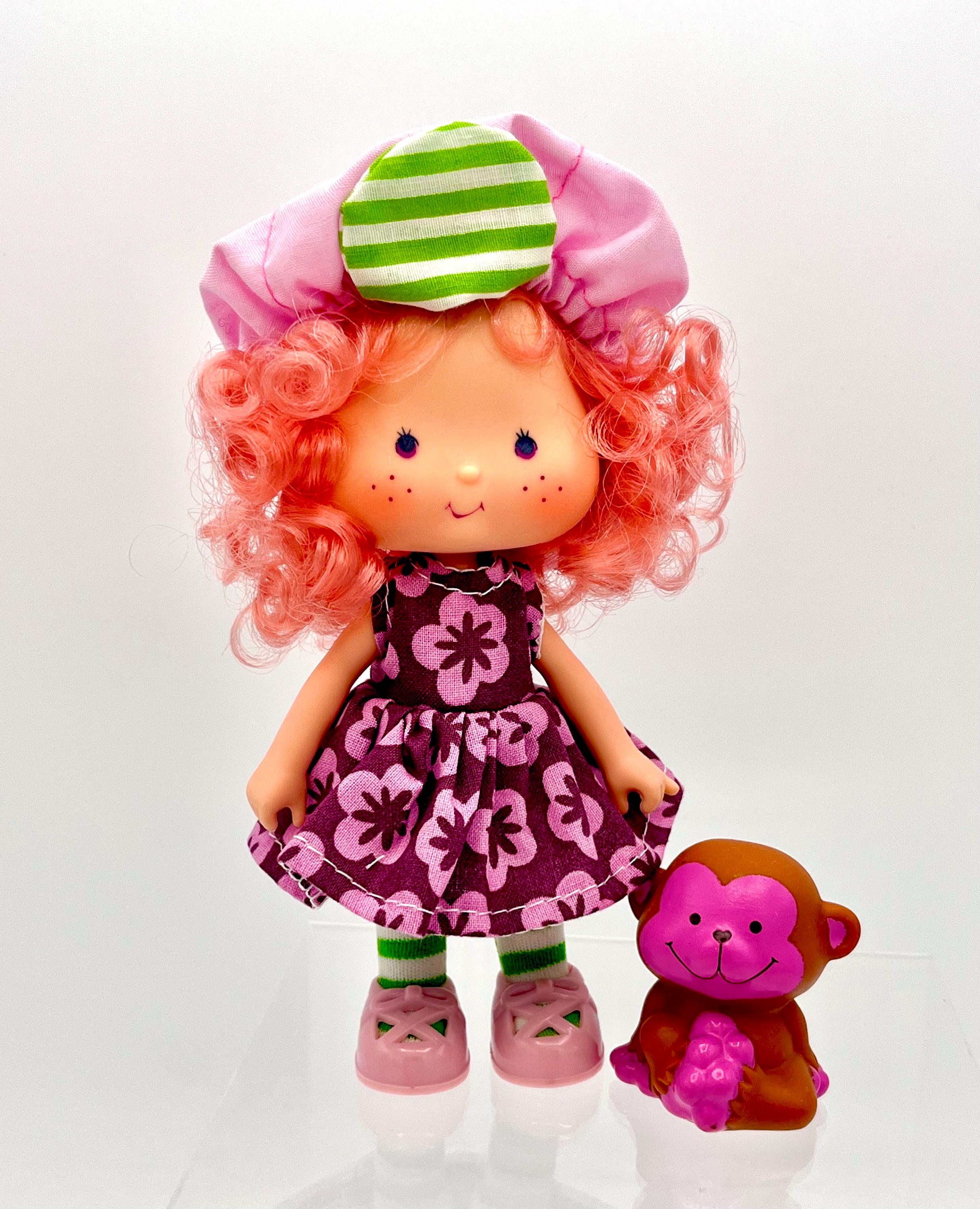 Vintage 1980s Raspberry Tart Doll & Rhubarb Monkey Pet Set - Kenner ...