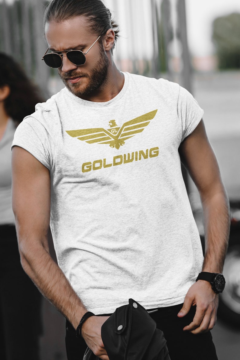 Golden goldwing Gl1800 Logo Double-sided Print T-shirt - Etsy