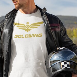 Golden goldwing Gl1800 Logo Double-sided Print T-shirt - Etsy