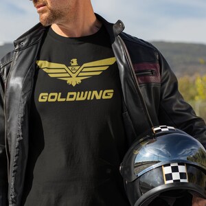 Golden goldwing Gl1800 Logo Double-sided Print T-shirt - Etsy