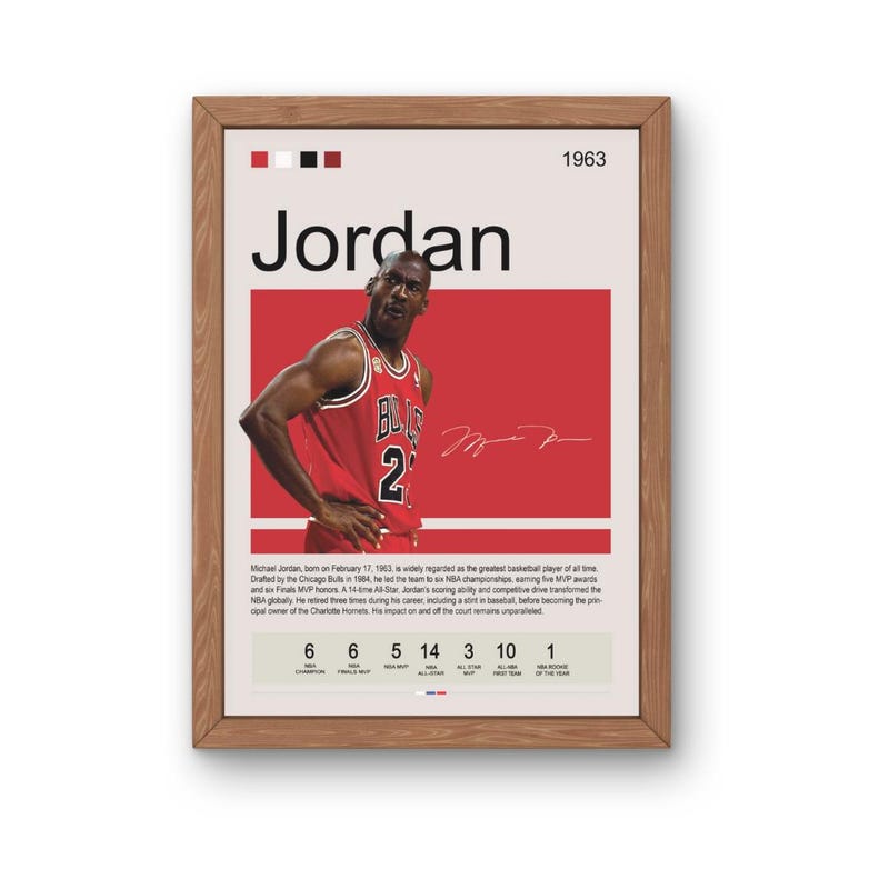 Jordan Poster - Etsy