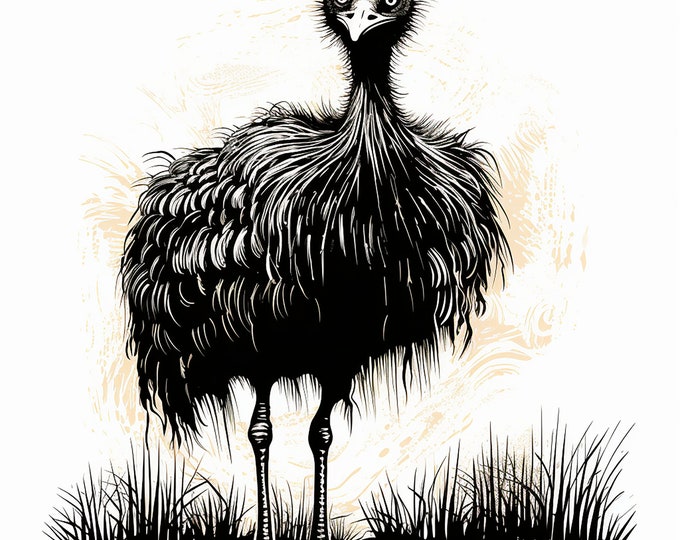 Emu Paper Craft Printable Australian Animal Finger Puppet Kids Craft ...