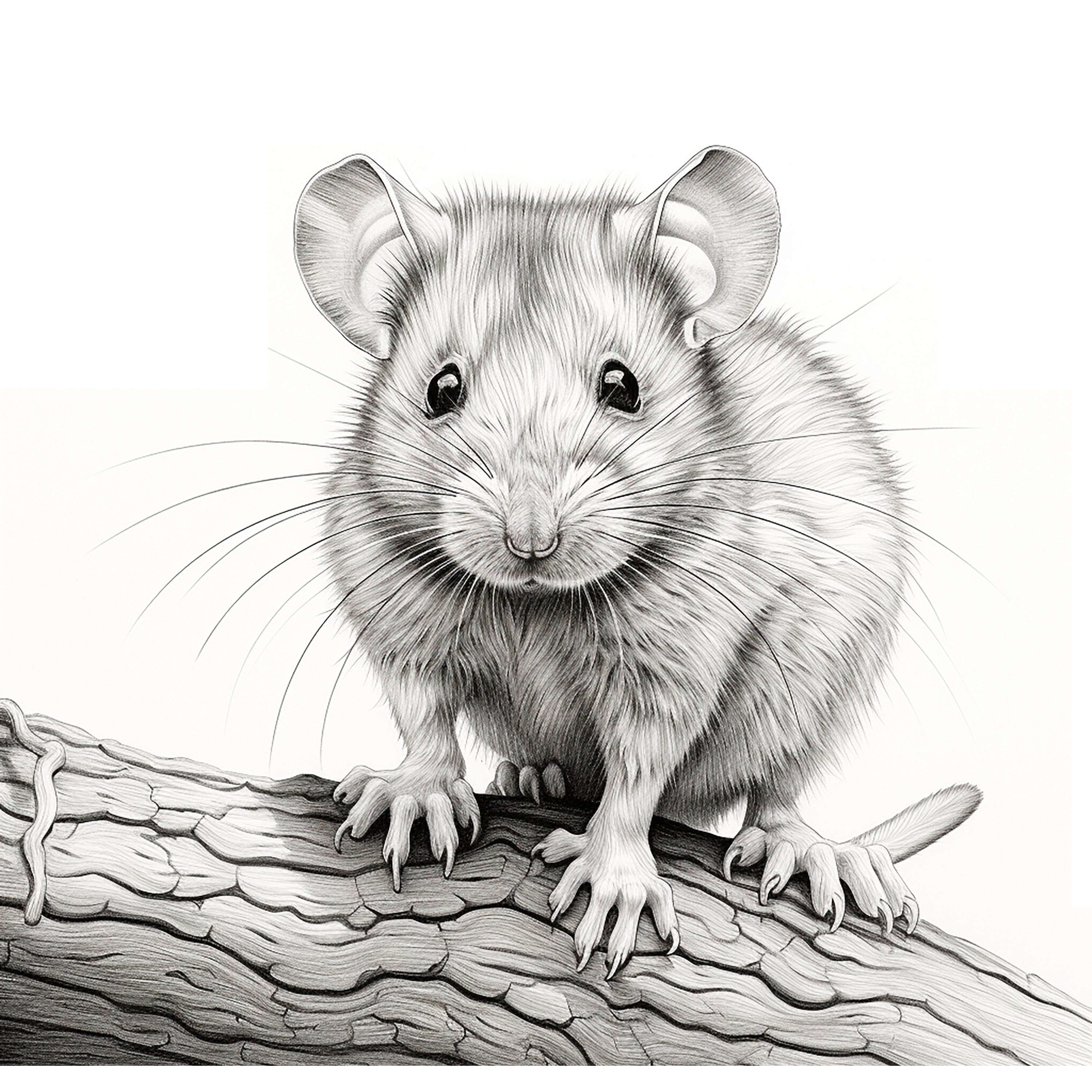 Drawings Of Mice Realistic