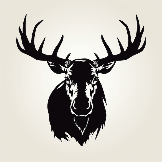 Moose Head Stencil