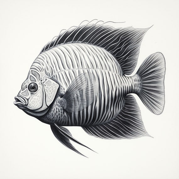Angelfish Drawing