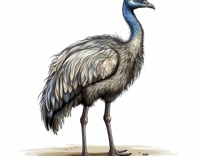 Emu Paper Craft Printable Australian Animal Finger Puppet Kids Craft ...