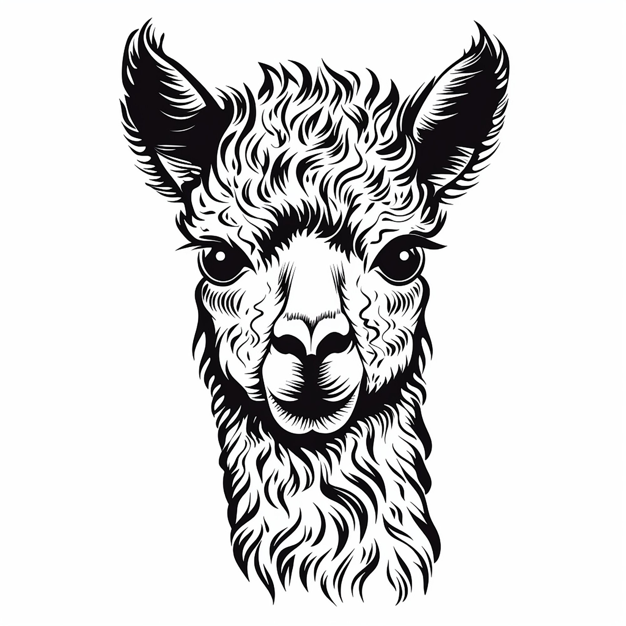 Alpaca Clip Art