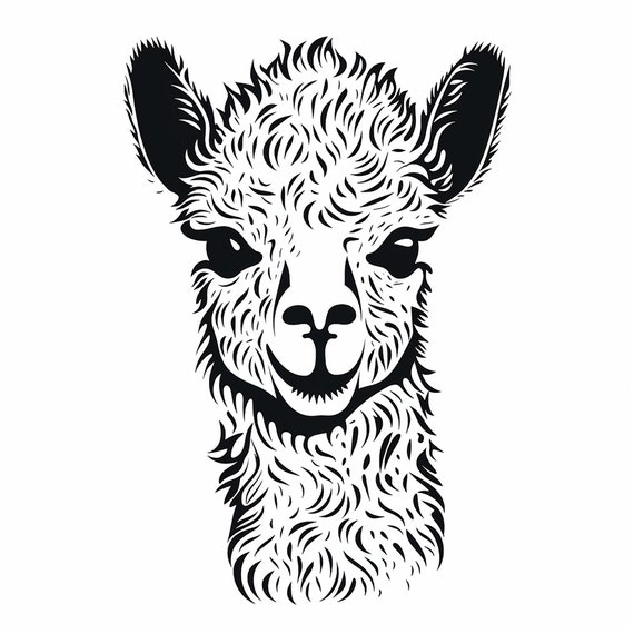 Clip Art Alpaca