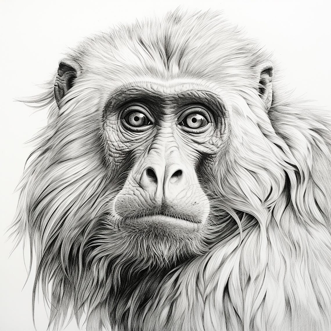 Howler Monkey Vector Art: Wildlife Stencil, Logo, Tattoo (PNG, JPEG ...