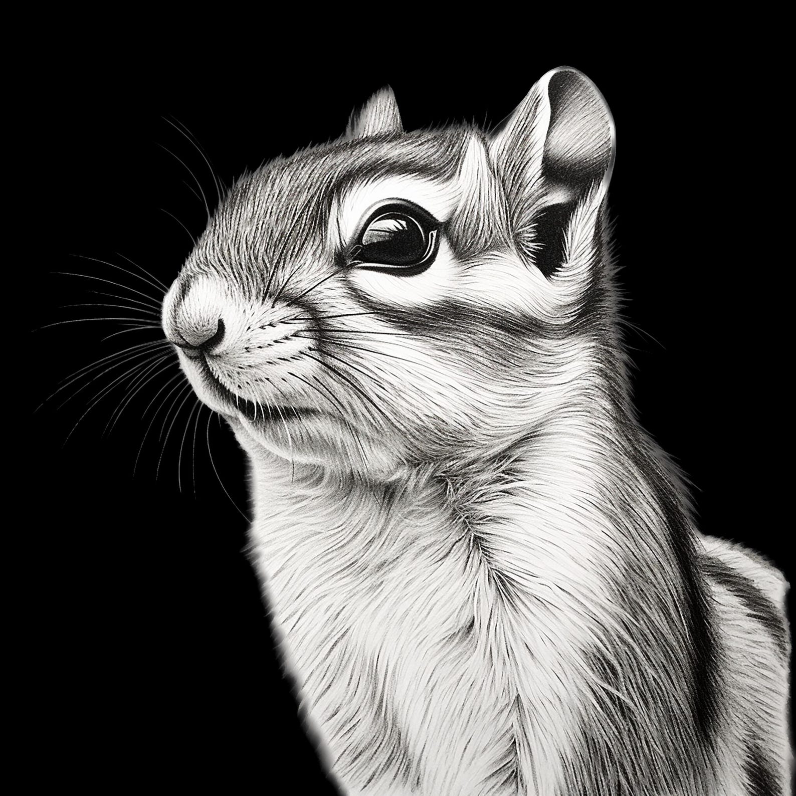 Chipmunk Clip Art: Wildlife Decal, Stencil, Logo (PNG, JPEG) - Etsy
