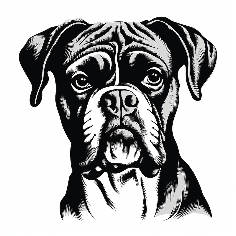 Boxer Sticker - Etsy