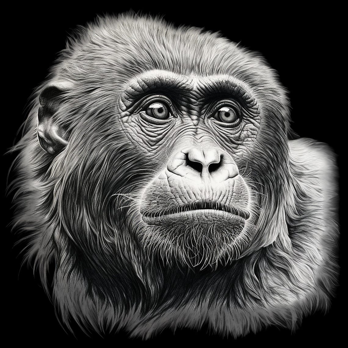 Howler Monkey Clip Art: Wildlife Animal Decal (SVG, Vector) - Etsy
