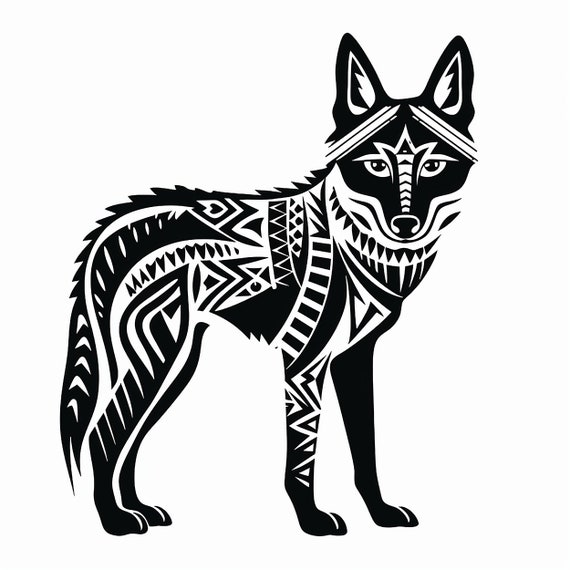 Tatuaje Tribal De Coyote