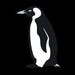 Penguin Black Line Art: Stencil, Sticker, Logo (digital Download) - Etsy