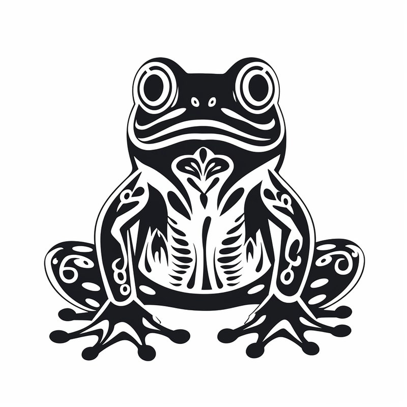 Frog Stencil - Etsy