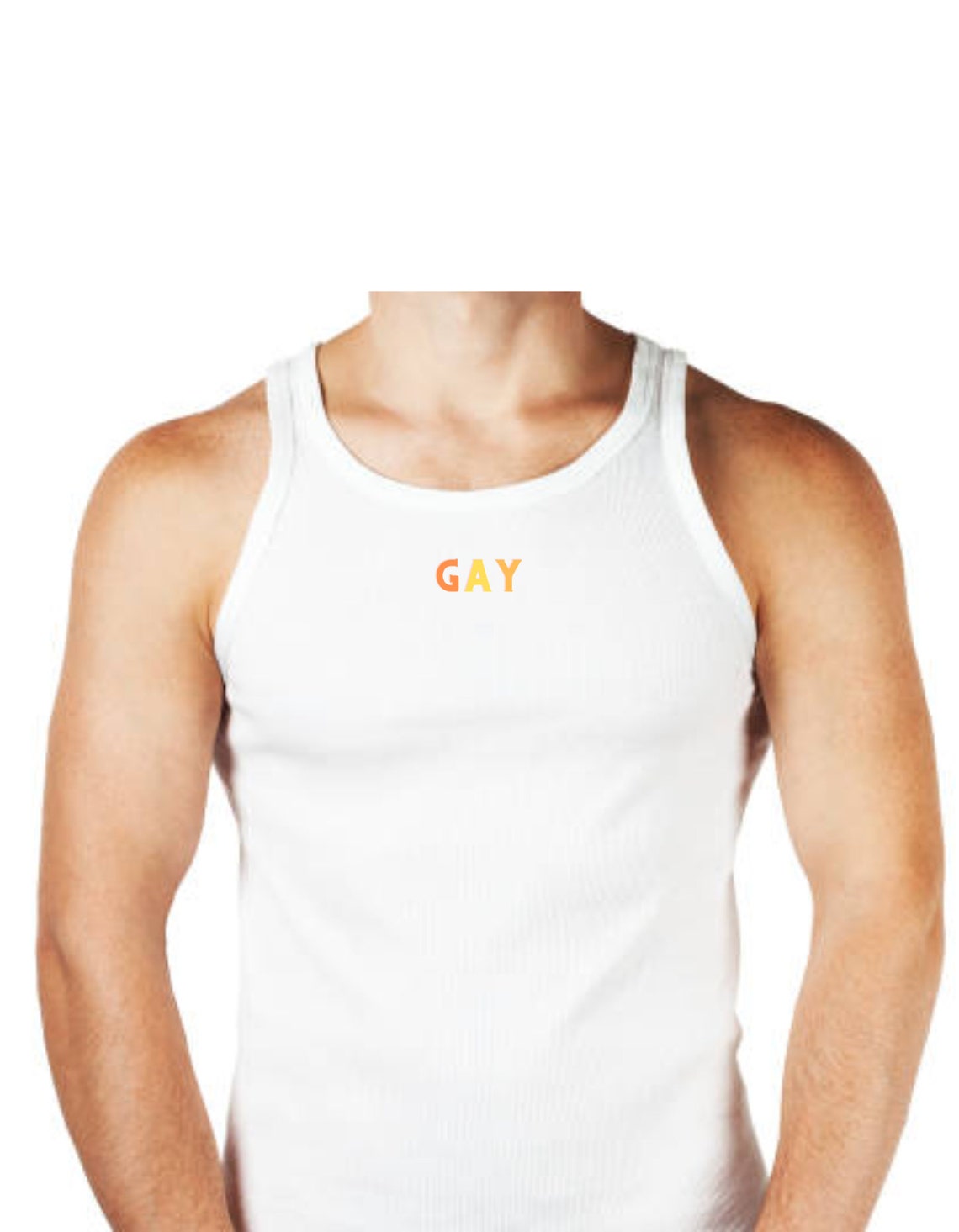 GAY Jersey Tank, LGBTQ Tank Top, GAY Tank Top, - Etsy