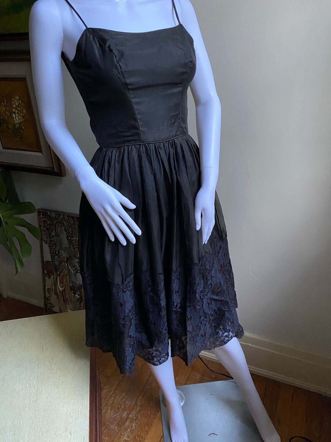 Vintage 1950's Jonathan Logan Little Black Cocktail Dress - Etsy