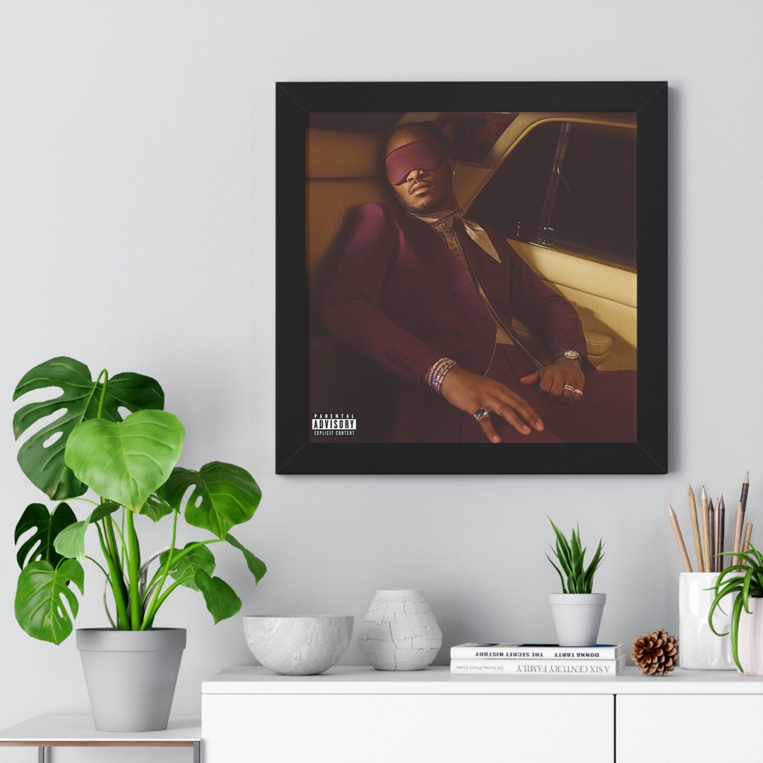 Framed Future Album Cover Poster, I Never Liked You Poster, Hip Hop ...